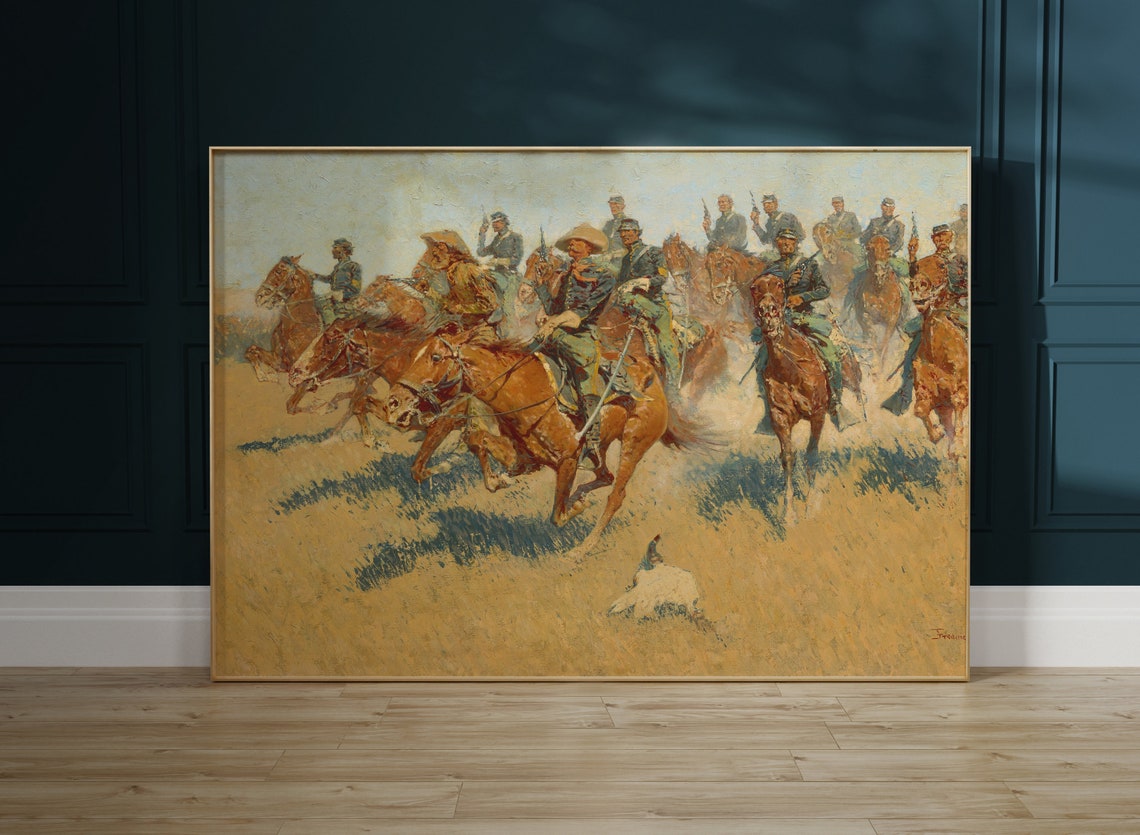 Western Cowboy Vintage Artwork Printable - Etsy