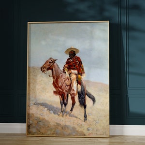 Mexican Vaquero Vintage Artwork Printable - Etsy