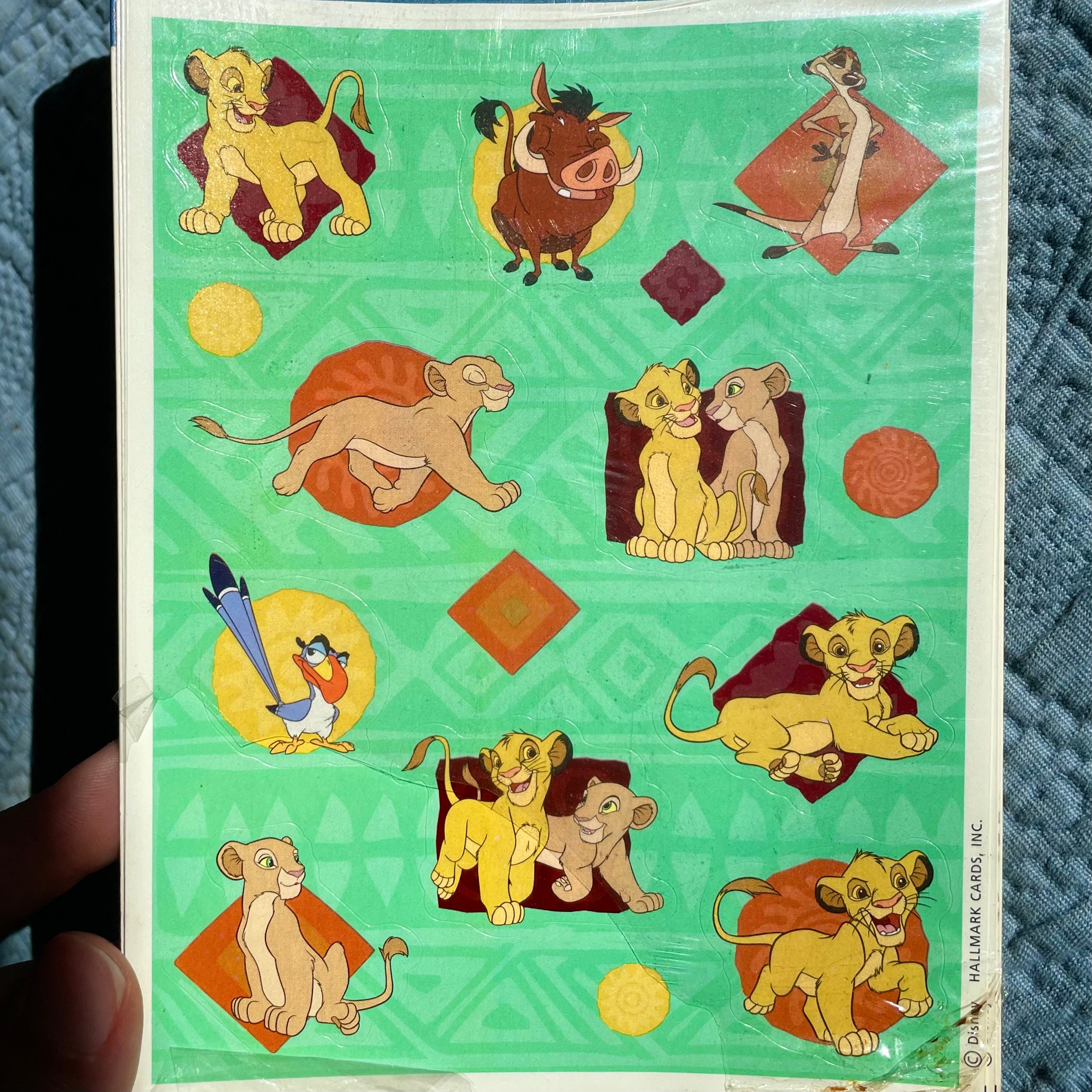 Vintage Disney Sticker Sheets - Etsy