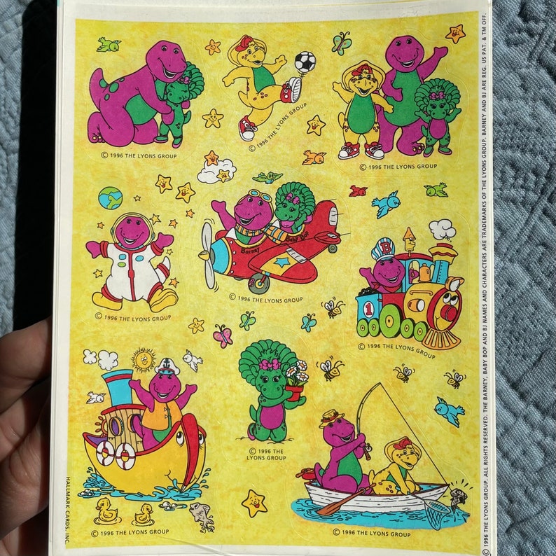 Vintage Disney Sticker Sheets - Etsy