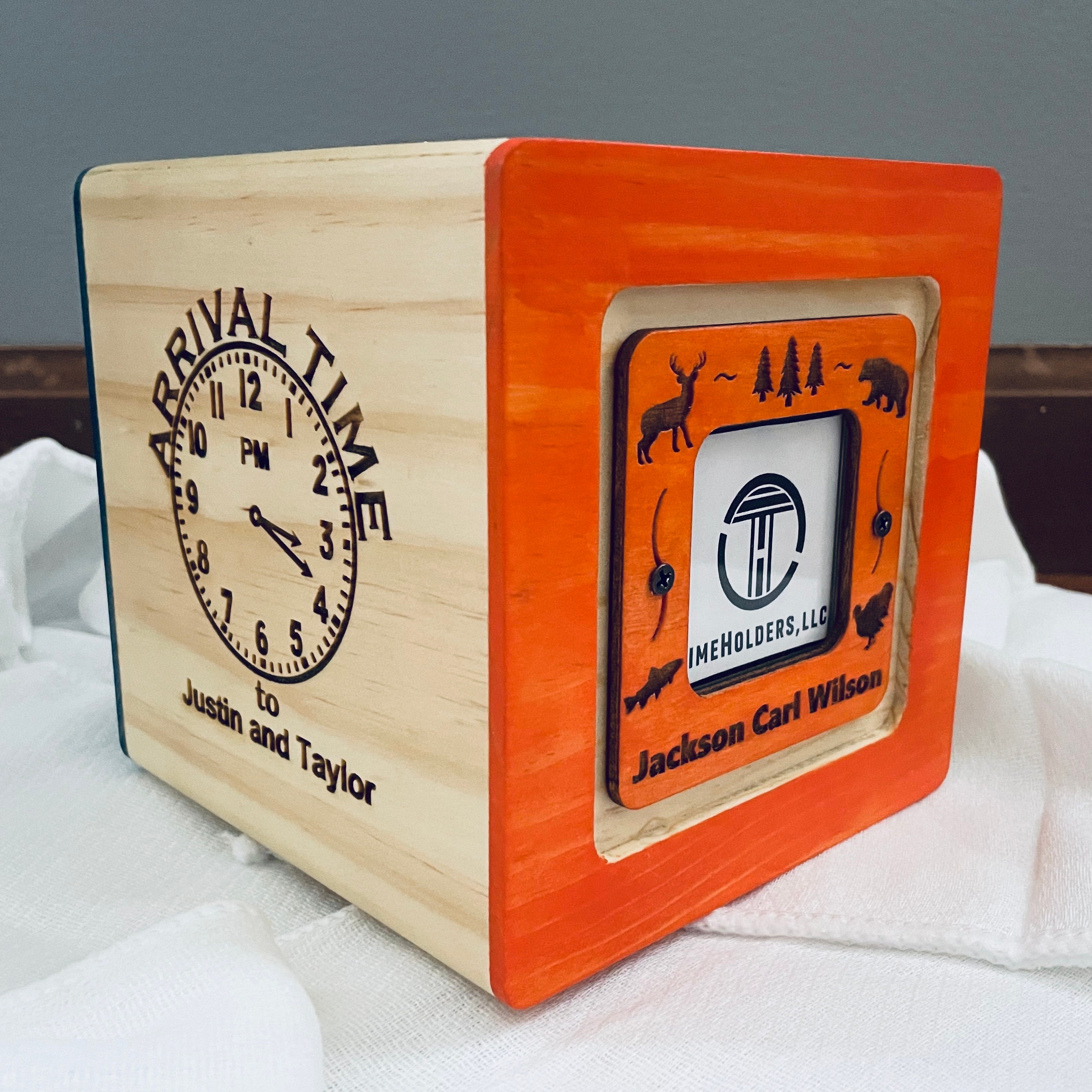 Memory Bank | Baby Block | Wooden Baby Bank | Personalized Baby Gift ...
