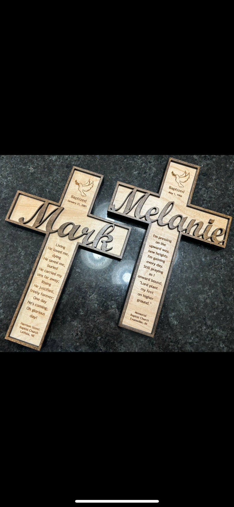 Personalized Wooden Crosses - Etsy