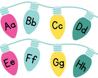 Watercolor Purple Strip Lights Alphabet ,party Alphabet Letter ...