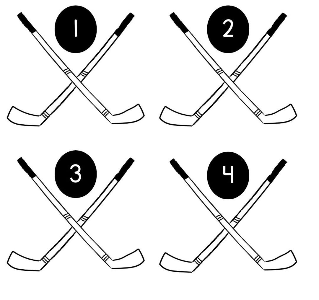 Hockey Stick Numbers 1-100 - Etsy