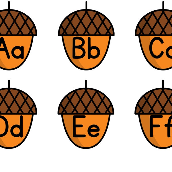 Acorn Letters - Etsy