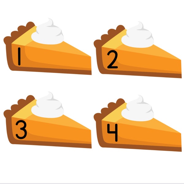 Cake Walk Numbers - Etsy