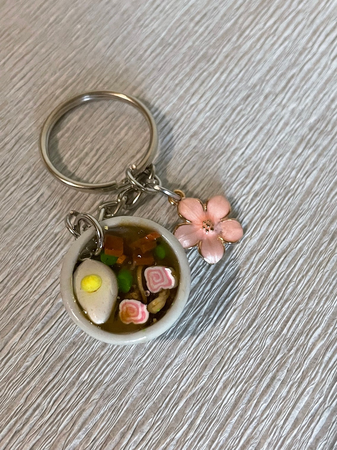 Mini Ramen and Japanese Food Dishes Charms Keychains Realistic - Etsy