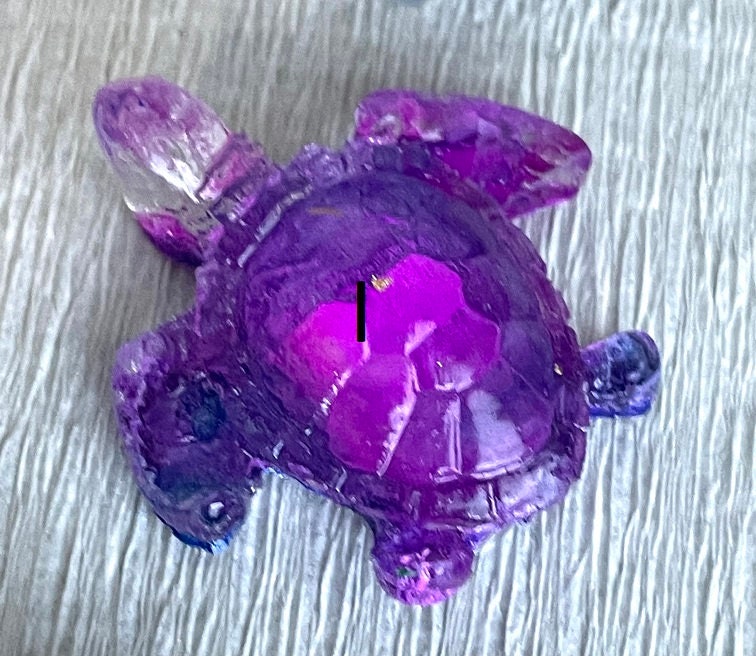 Mini Rainbow Resin Turtles Cute Resin Keychains Turtle - Etsy