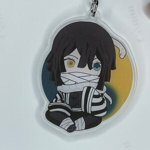Demon Slayer Acrylic Keychains, Mitsuri Keychain, Obanai Keychain - Etsy