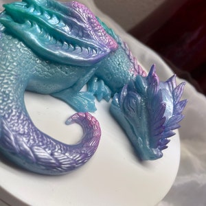 Custom Sleeping Resin Dragon Figure Home / Office Decor - Etsy