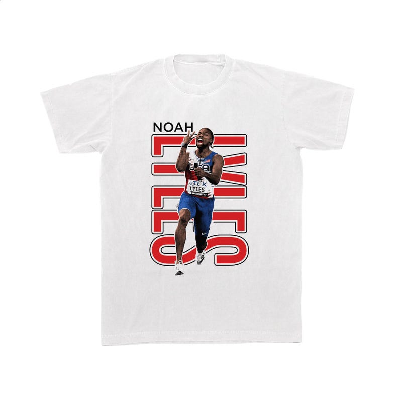 Noah Lyles SPRINT Bootleg Tee, Vintage Retro Runner Shirt, Team USA ...