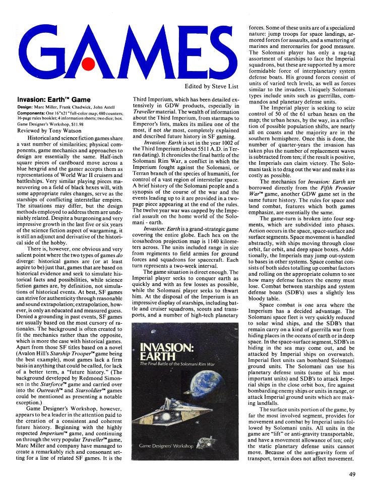 ARES Magazine 14 the Omega War Instant Deliver Wargames Hex Counter SPI ...