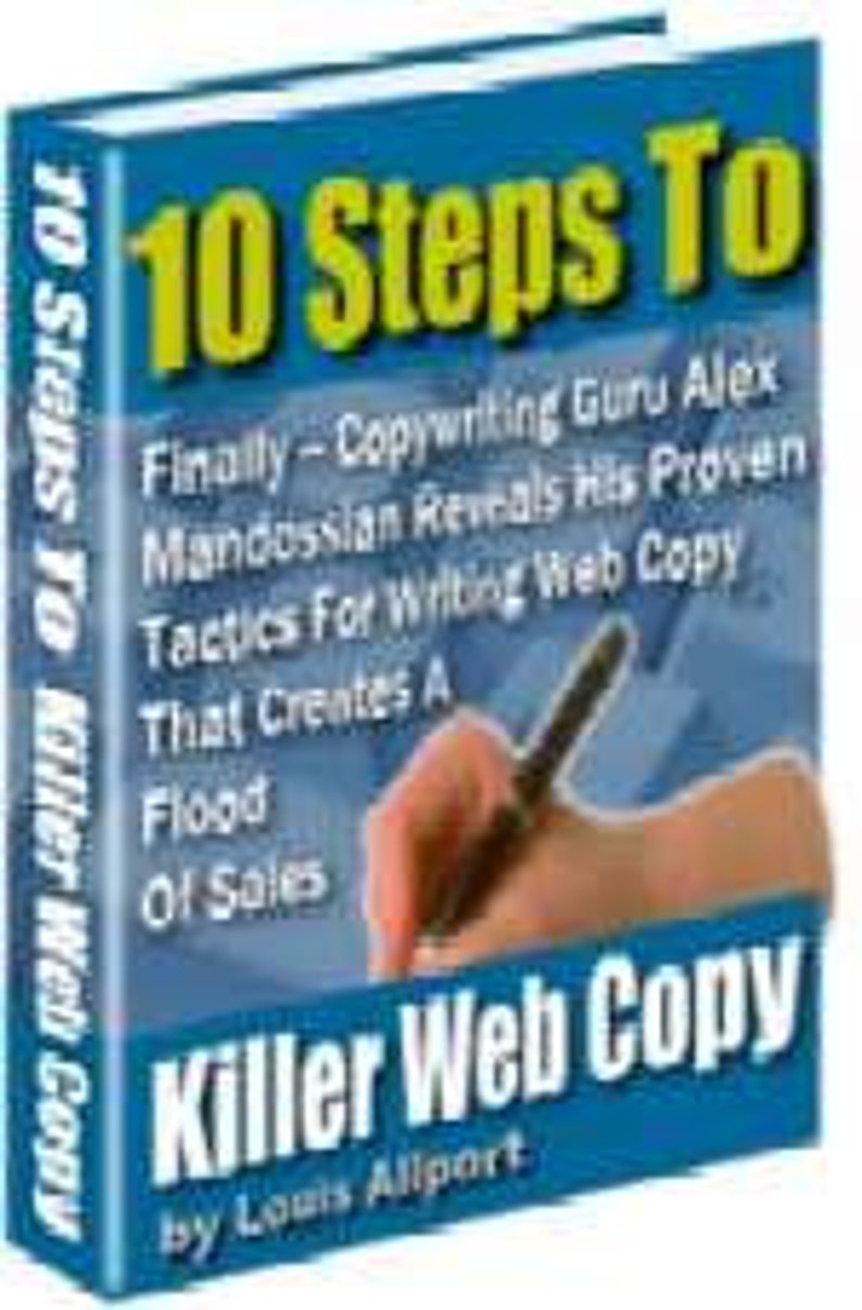 10 Steps to Killer Web Copy Instant Download E-book PDF Format Instant ...