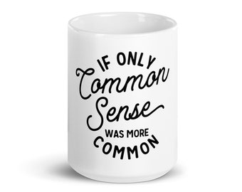 Common Sense Mugs - Etsy