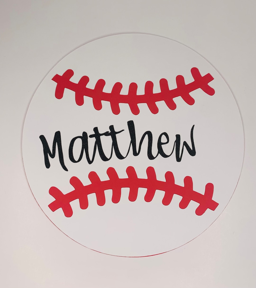 Baseball Personalized Die Cut, Baseball Cutout, Personalized Baseball ...