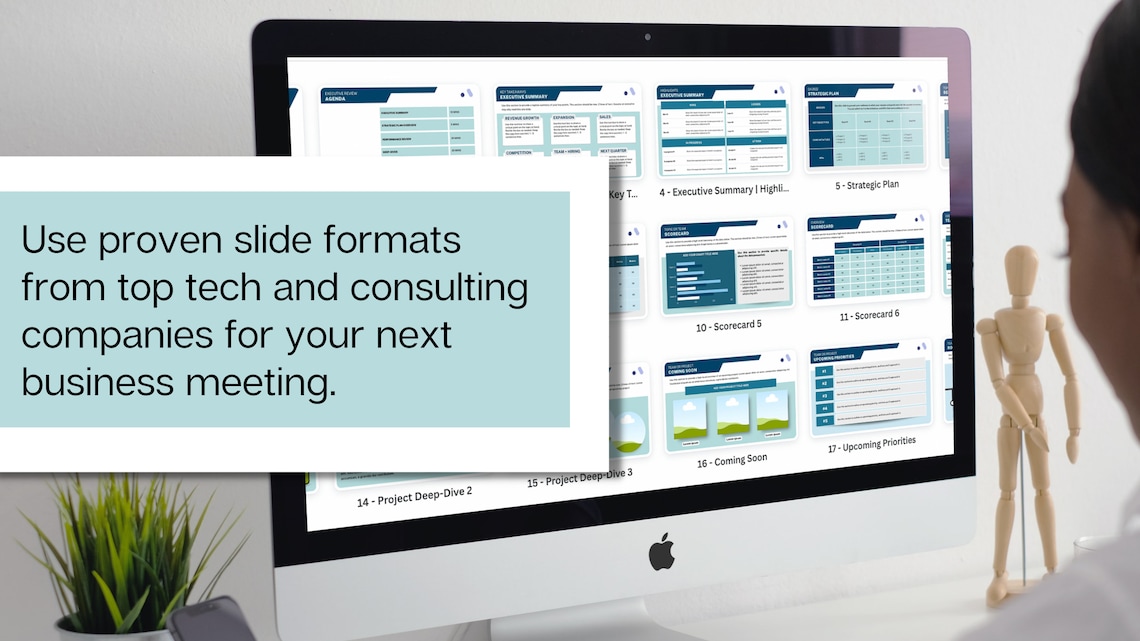 Business Meeting Template; Executive Meeting Presentation Templates, 35 ...
