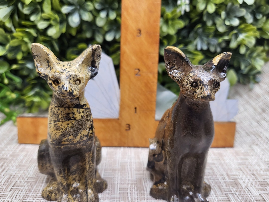 Egyptian Sphynx Cats // Picture Stone Carvings - Etsy