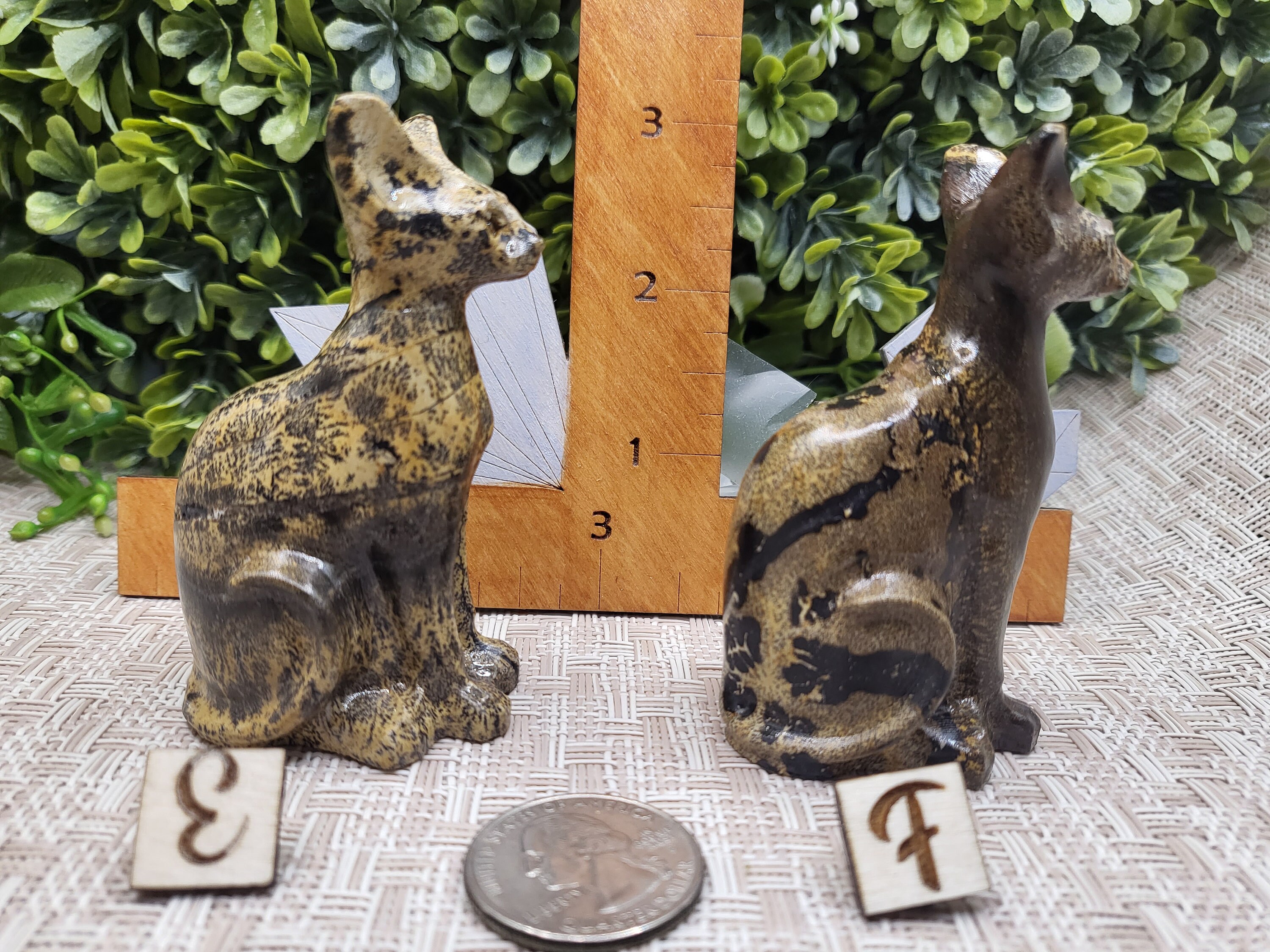 Egyptian Sphynx Cats // Picture Stone Carvings - Etsy
