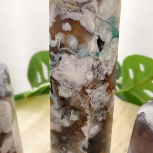 HQ- Black Flower Agate Points / Towers -- AAA Quality - Etsy