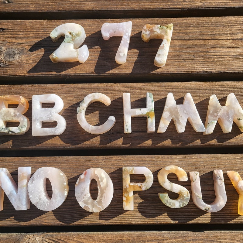 Stone Table Numbers - Etsy