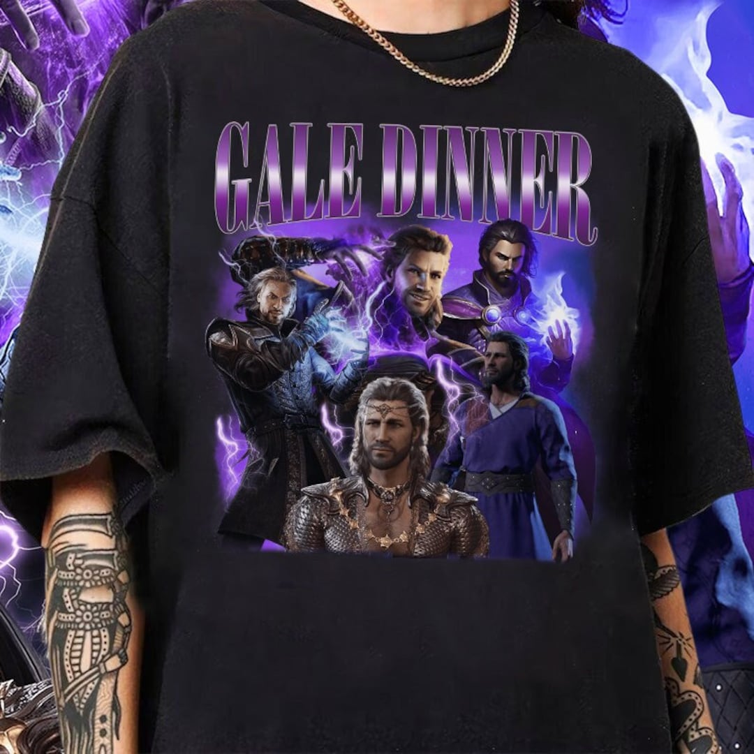 Limited Gale Dinner Shirt, Baldurs Gate Girl Dinner Shirt, Adventure ...