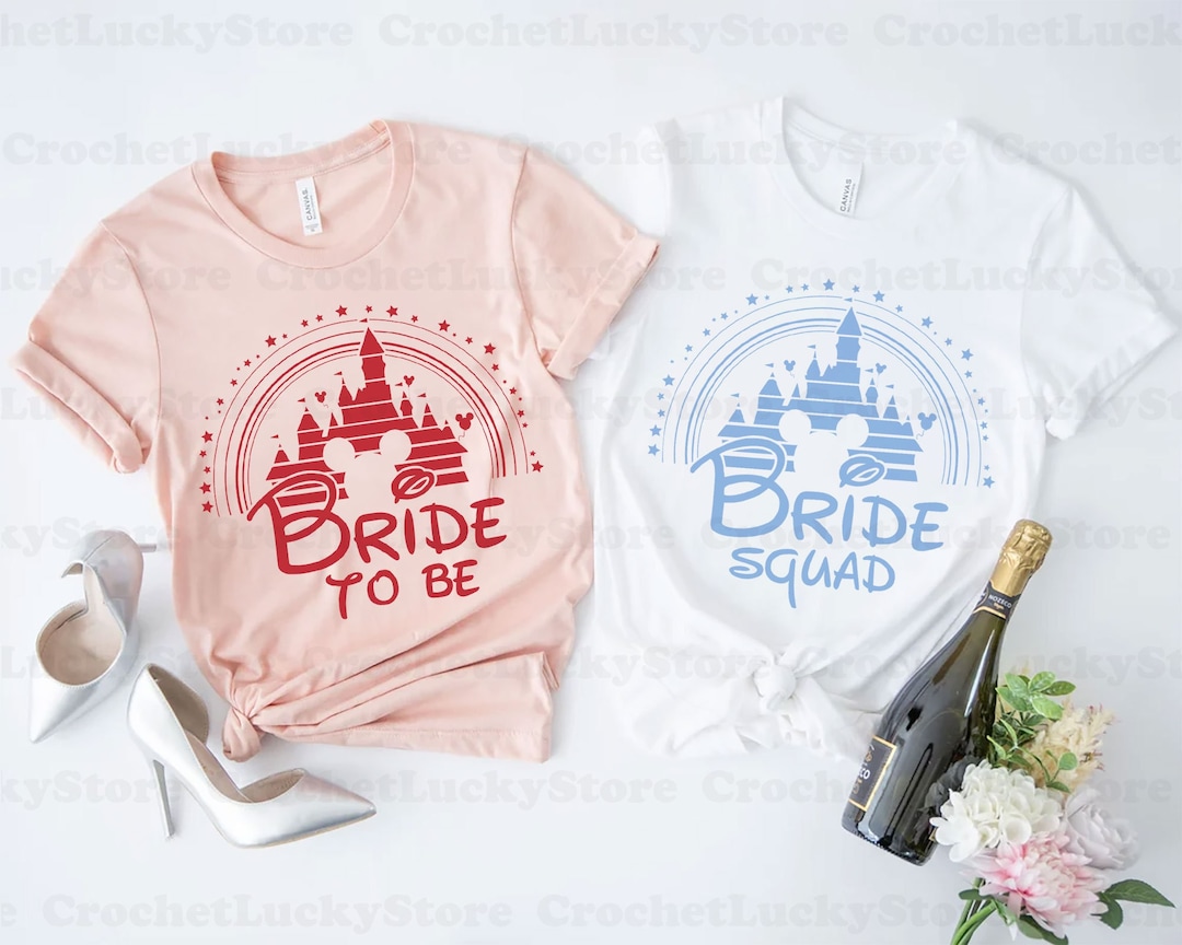 Disney Bachelorette Shirt, Disney Bride Shirt, Disney Bridal Party Tees ...