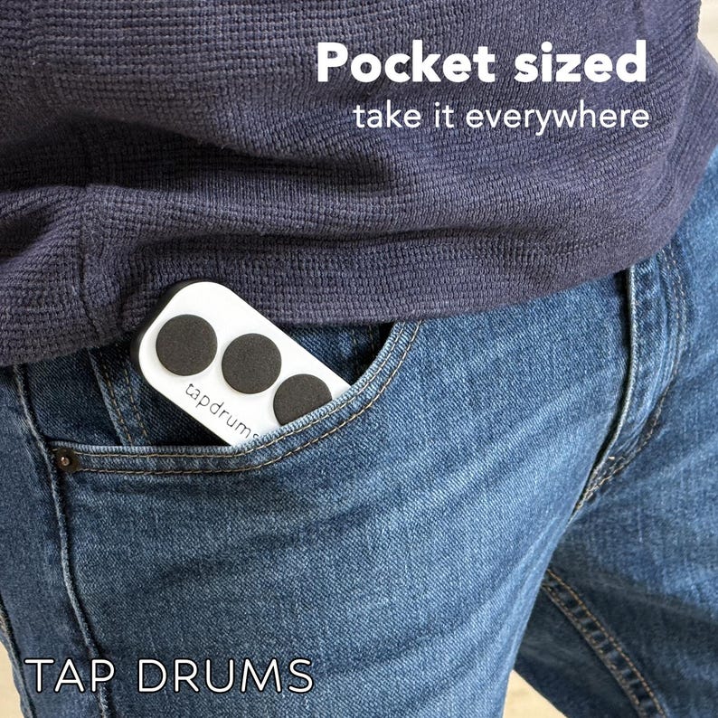 Tap Drums SILENT Fidget: Your Desk Companion (video in Description ...