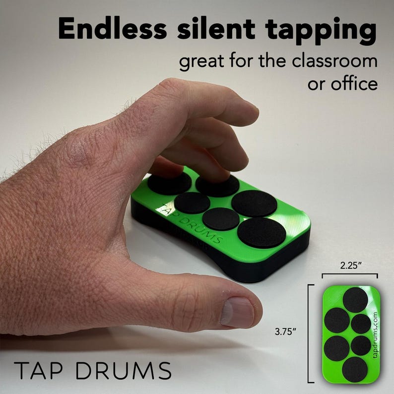 Tap Drums XL QUAD - the Musician's Fidget - Pocket Size - Great Gift ...
