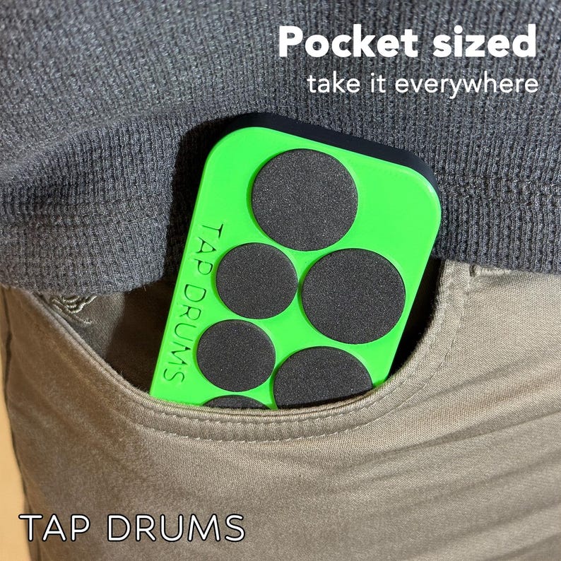 Tap Drums XL QUAD - the Musician's Fidget - Pocket Size - Great Gift ...