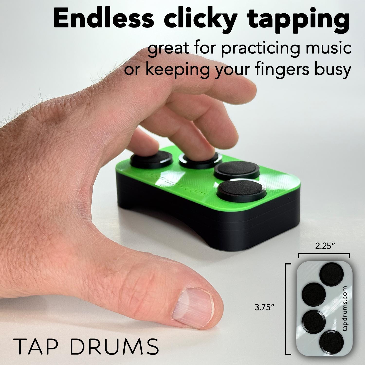 Tap Drums CLICK - A Not-so-silent Fidget for Everyone, Inspired by ...