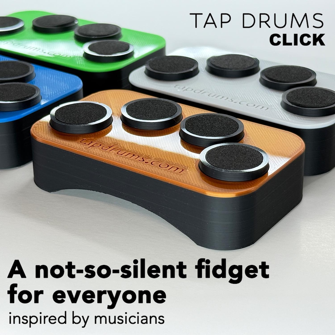 Tap Drums CLICK - A Not-so-silent Fidget for Everyone, Inspired by ...