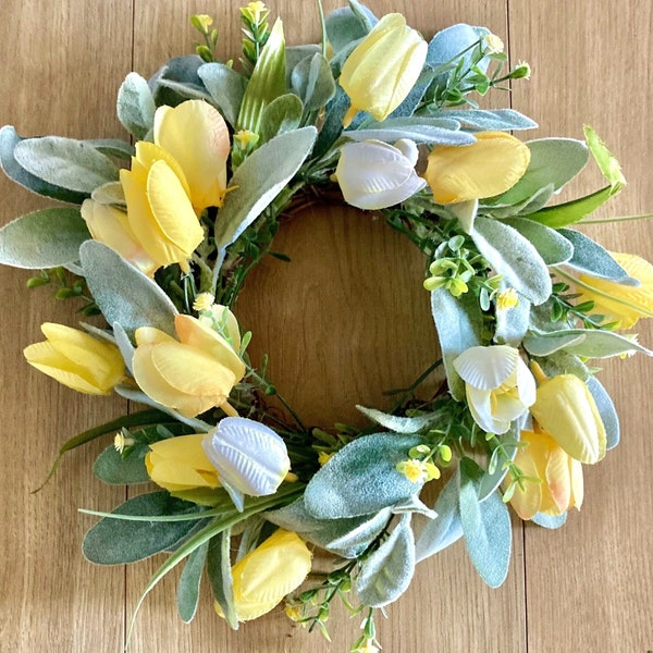 Spring Tulip Wreath - Etsy