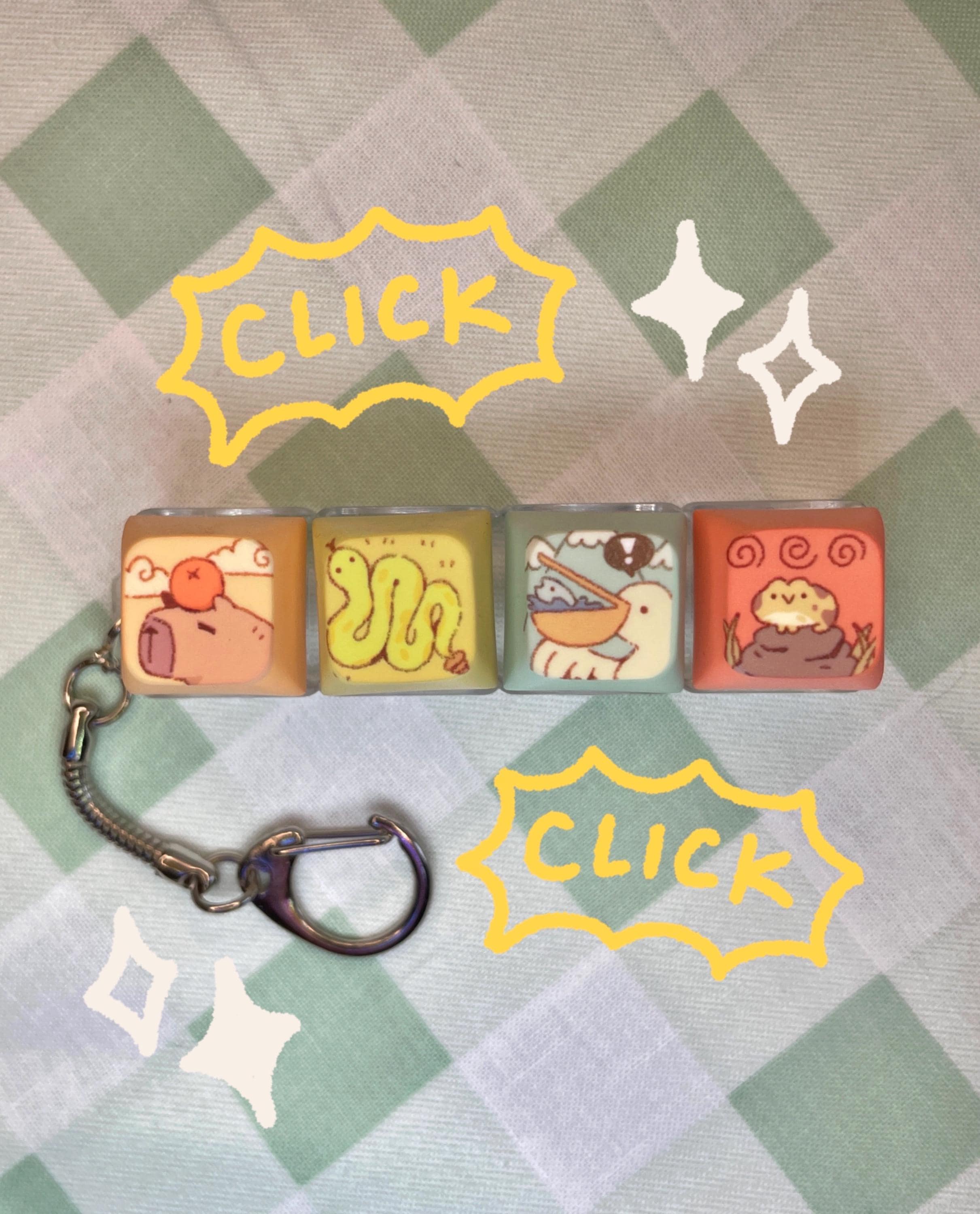 Vol 2 Animal Multi-key Clicky Keychain - Etsy