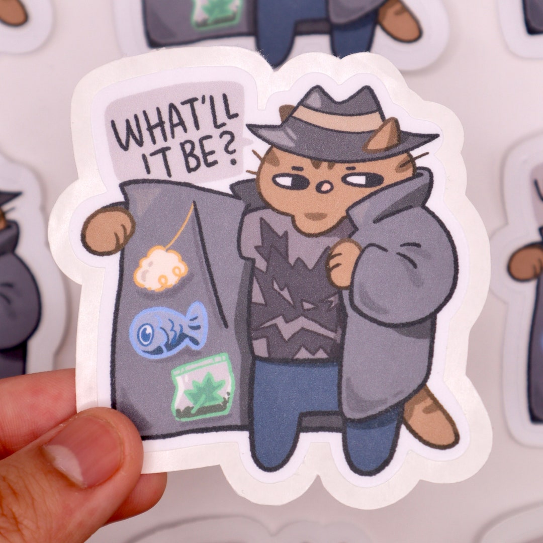 Sus Cat Sticker - Etsy