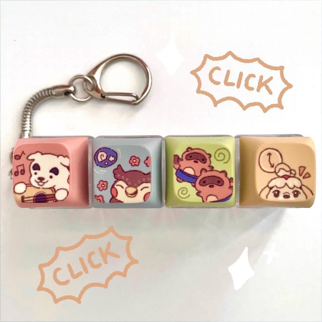 Animal Crossing Multi-key Clicky Keychain - Etsy