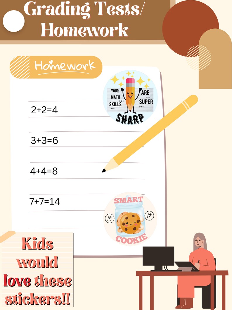 Custom School Stickers Digital// Printable Stickers - Etsy