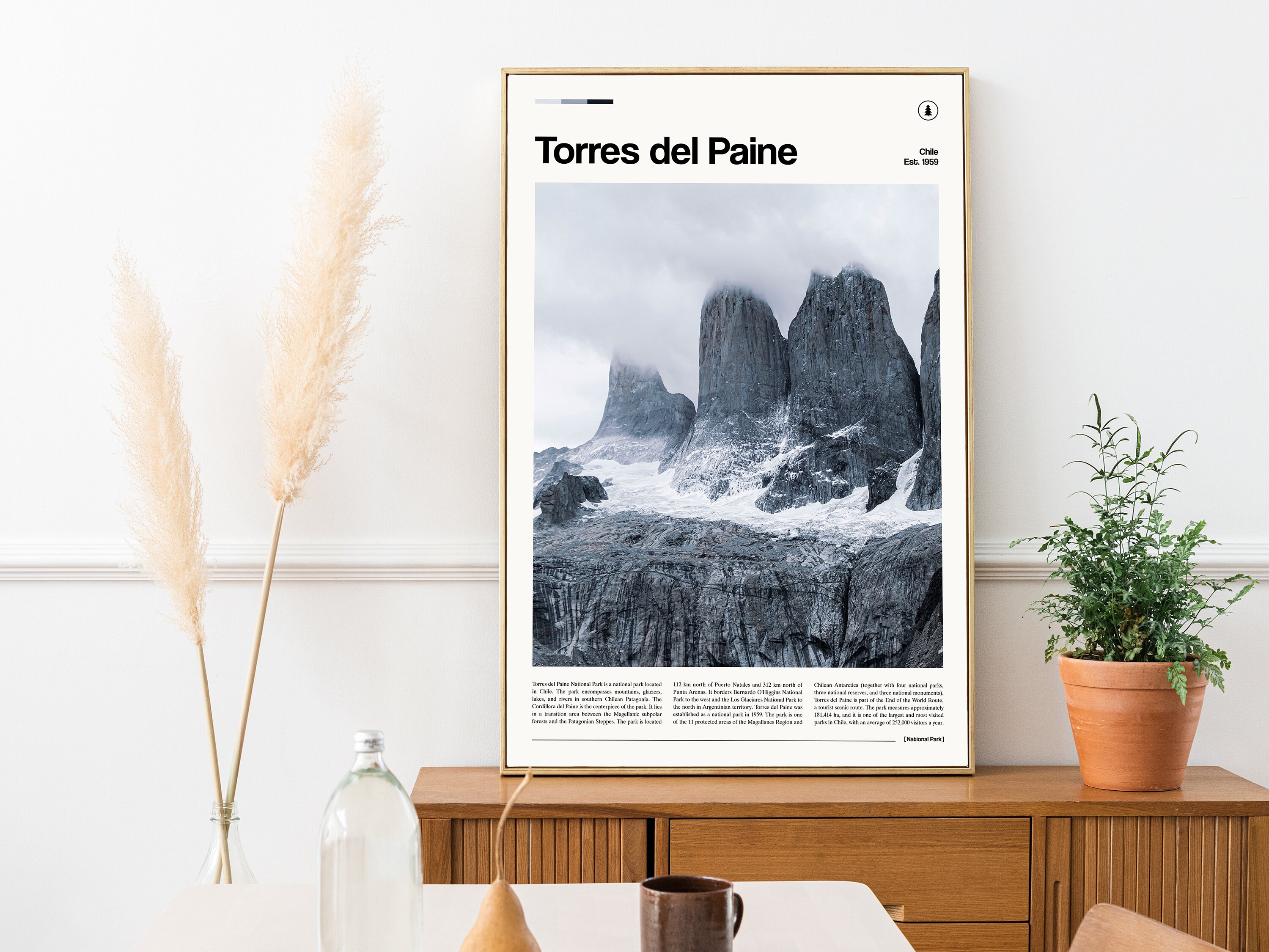 Torres del Paine National Park, Torres del Paine Print, Torres del ...
