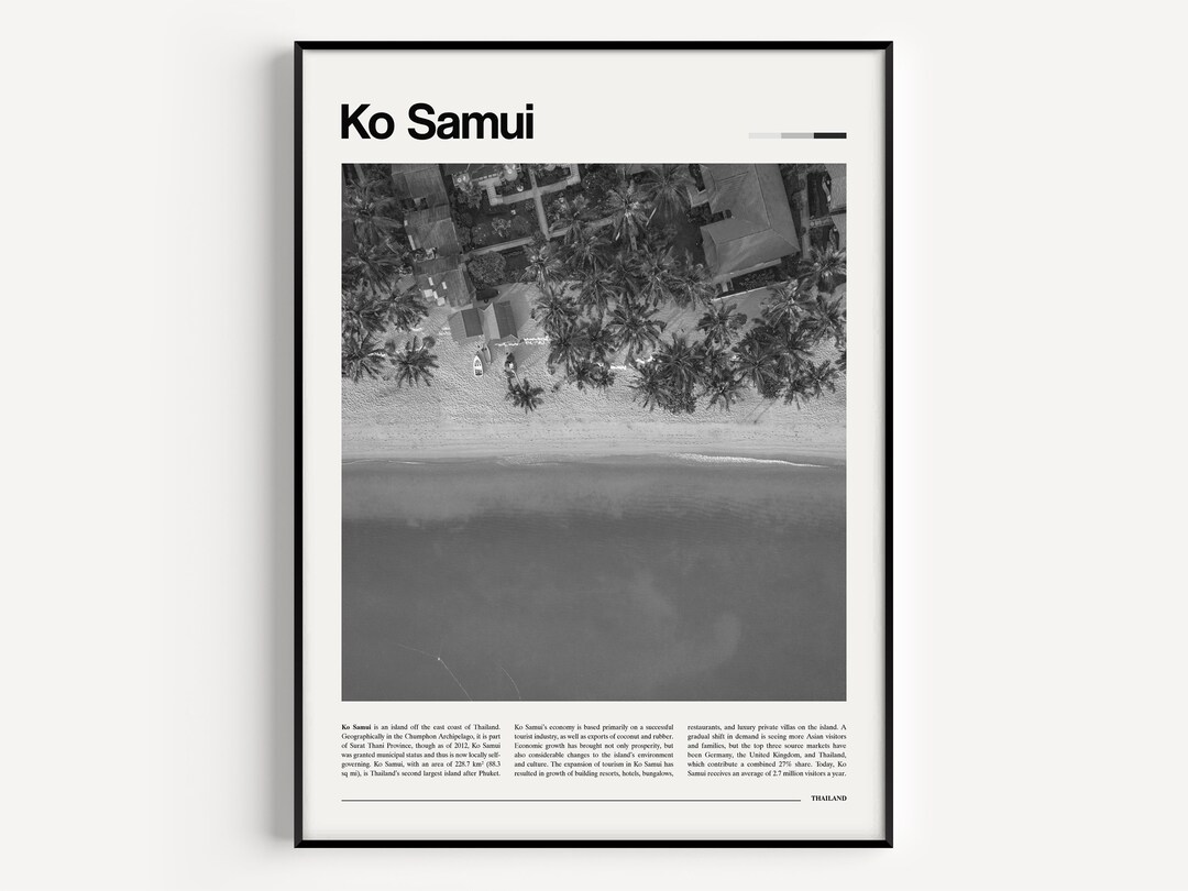 Ko Samui Print Ko Samui Poster Ko Samui Photo Ko Samui Wall - Etsy