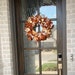Fall Wreath for Front Door With Rust Bunnytails, Neutral Cream Pumpkins ...