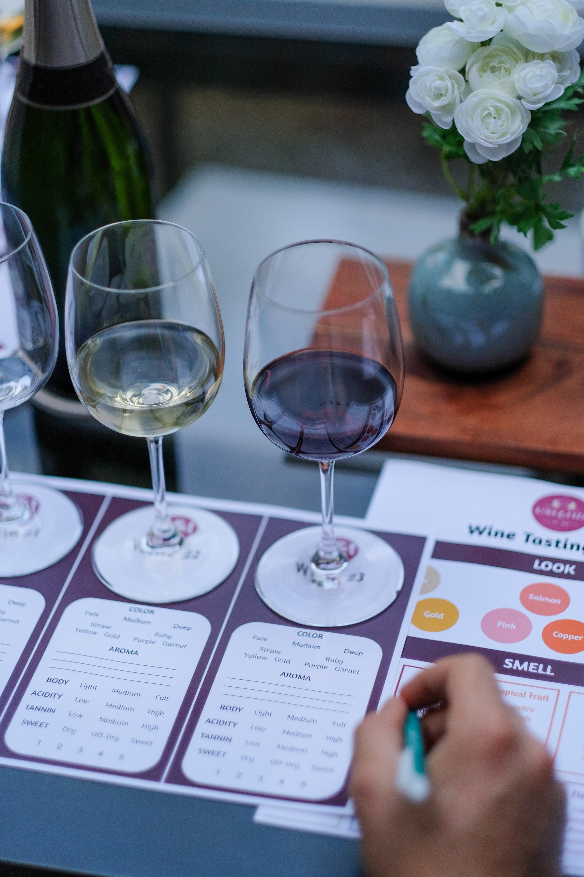 Custom Wine Tasting Placemat - Etsy