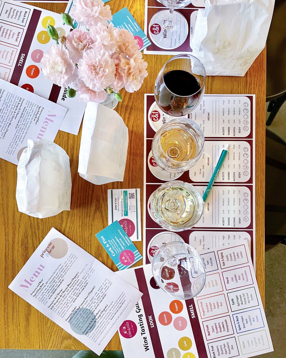 Custom Wine Tasting Placemat - Etsy