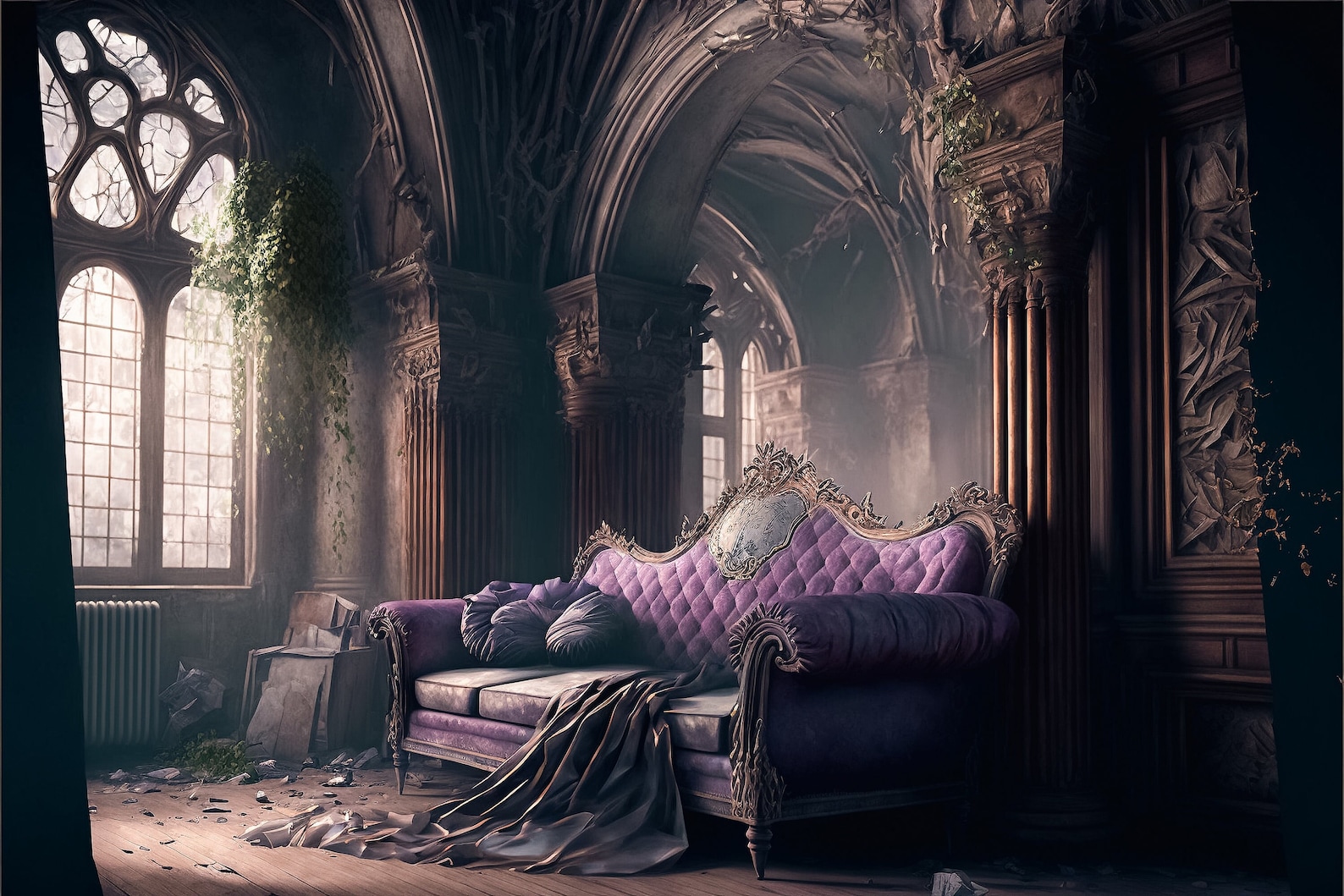 Set of 3 Desktop Wallpapers | Castle Ruins With a Touch of Luxury ...