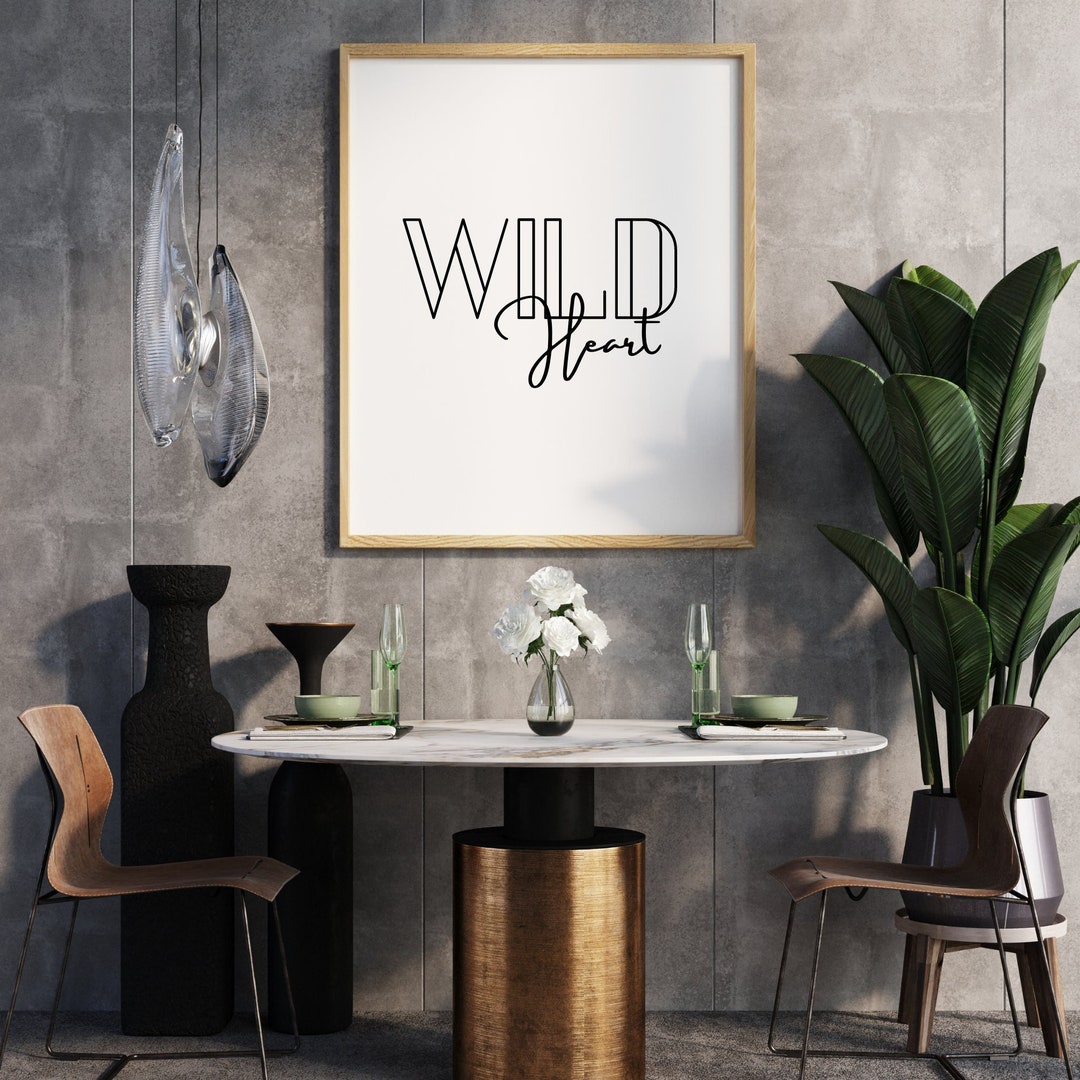 Wild Heart Digital Download, Untamed, Empowered Design, SVG, PNG, - Etsy