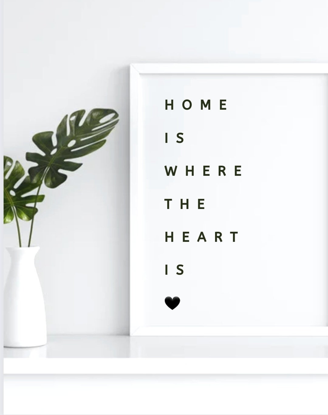 Home is Where the Heart is - Printable - Etsy