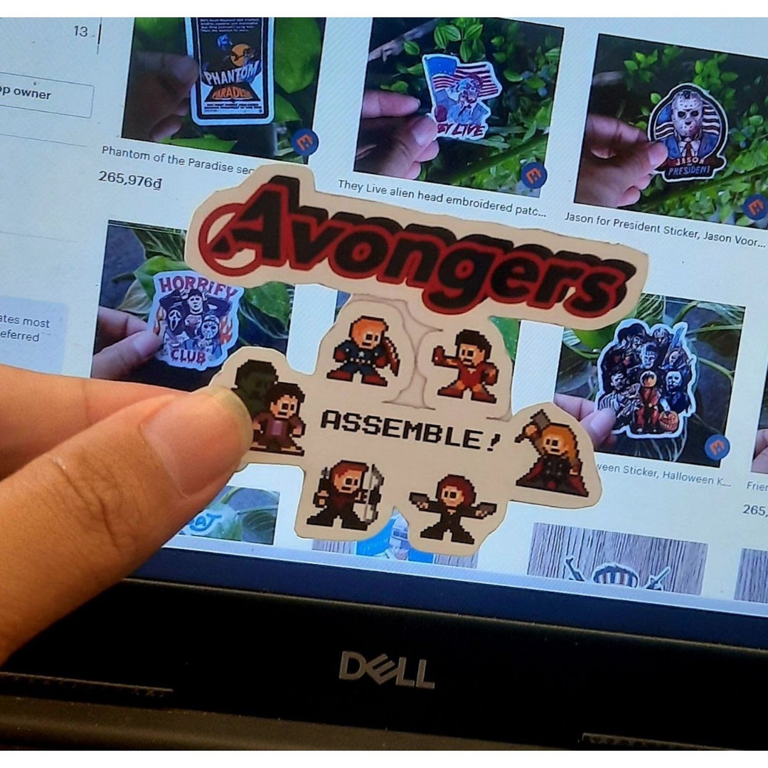Avongers Avengers Logo Sticker Superhero Comic Stickers Laptop - Etsy