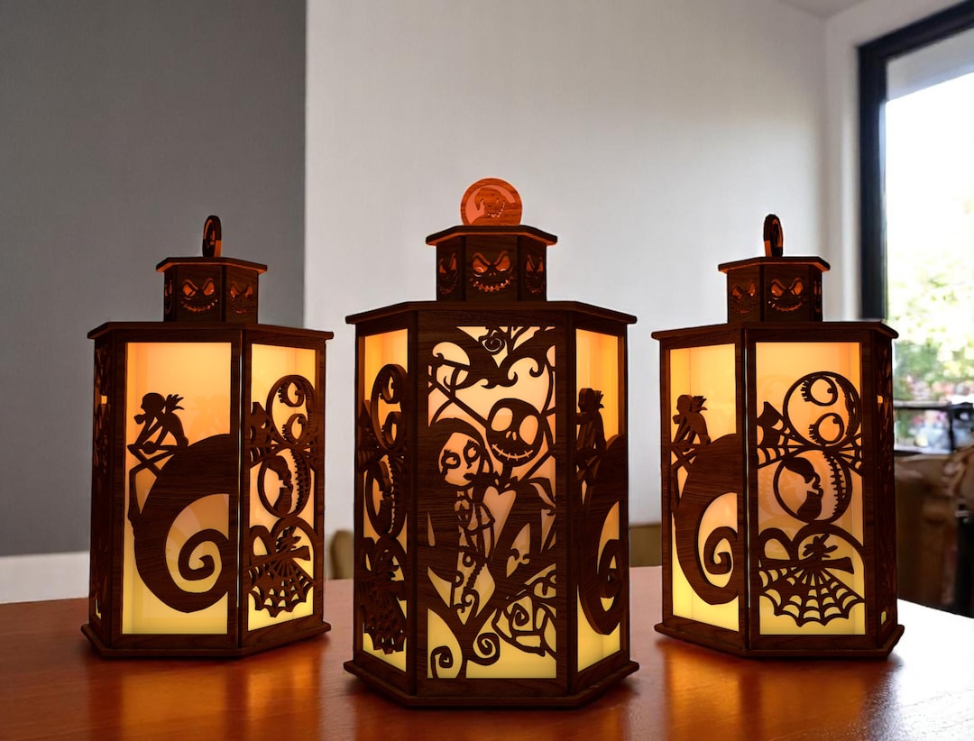 DIY Halloween Skeleton Lantern | Gothic Couple Light Box Kit ...