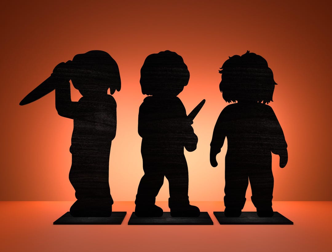 Horror Standing Decor Laser Cut Svg, Scary Standing Svg ,horror ...