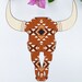 Aztec Bull Skull Sign SVG, Bull Skull Wood Sign Svg, Door Sign Svg ...
