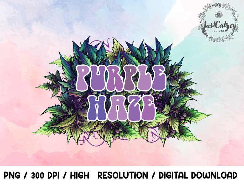 Purple Haze PNG Smile Face PNG T-shirt Design PNG Hippie - Etsy