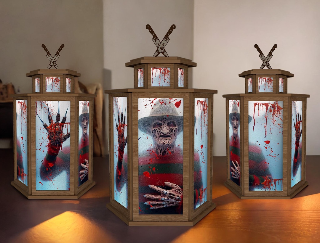 Bloody Glove Lantern,horror Bloody Hand Lightbox for Halloween ...